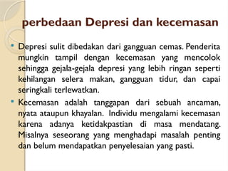 Pengertian Depresi Kelompok 6 materi edukasi | PPT