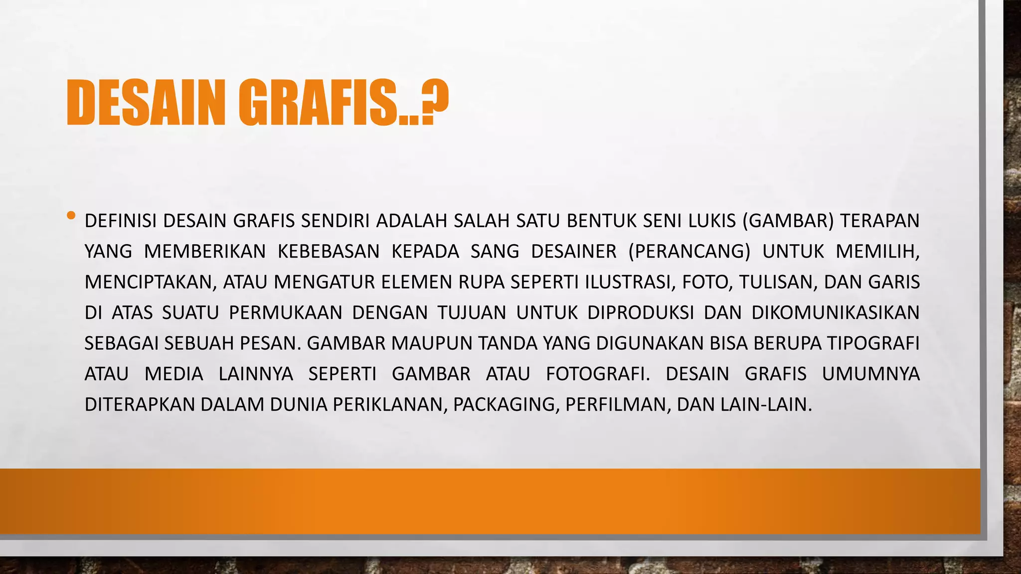 Pengertian desain grafis | PPT