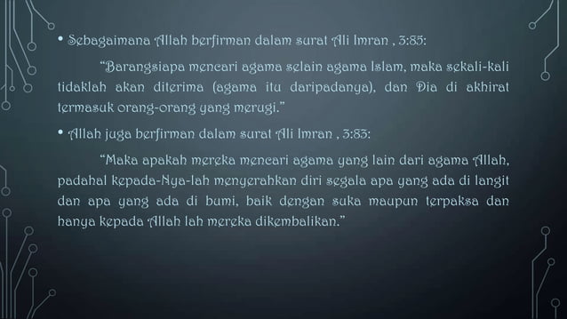 Pengertian dinul islam ppt | PPTX