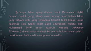 Pengertian dinul islam ppt | PPTX