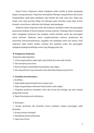 Pengertian diskusi dan macam | DOCX