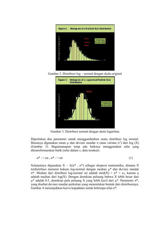 Pengertian distribusi lognormal | DOC