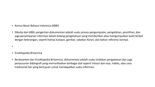 pengertian dokumentasi dalam berbagai.pptx