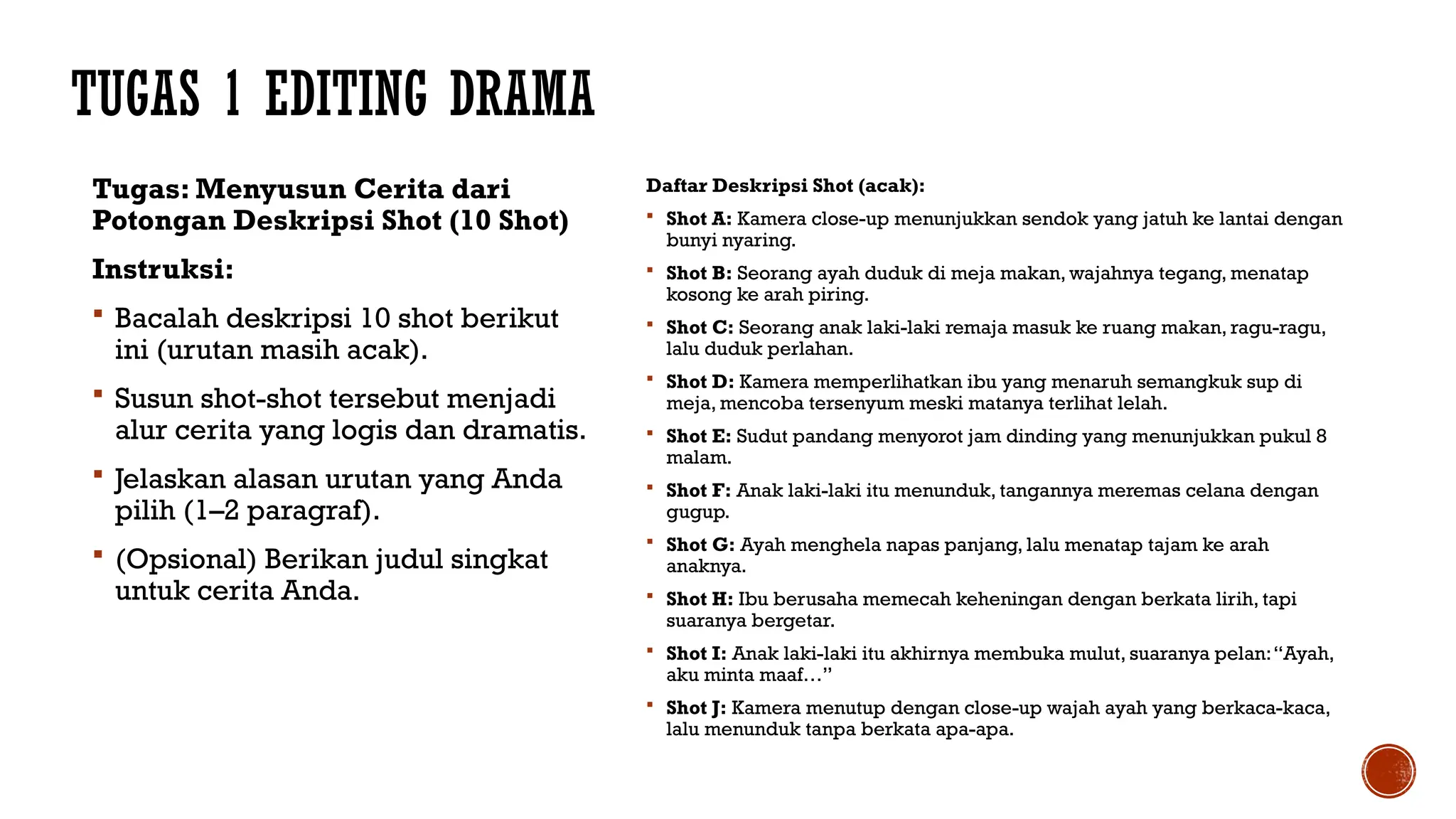 Pengertian Editing - EDITING DRAMA presentasi editing drama | PPTX
