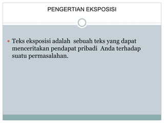 PPT Teks eksposisi | PPTX