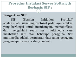 Pengertian ekstensi dan dila plan server sofwitch | PPT