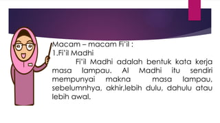 PENGERTIAN FI’IL pada mata pelajaran.pptx