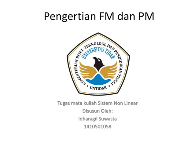 Pengertian FM dan PM | PPT