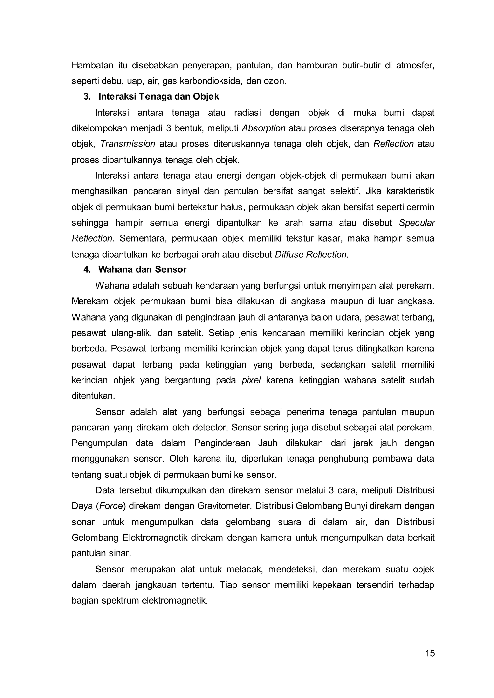Pengertian Fotogrametri dan Penginderaan Jauh | DOCX