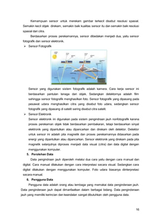 Pengertian Fotogrametri dan Penginderaan Jauh | DOCX