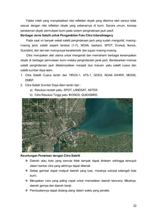 Pengertian Fotogrametri dan Penginderaan Jauh | DOCX