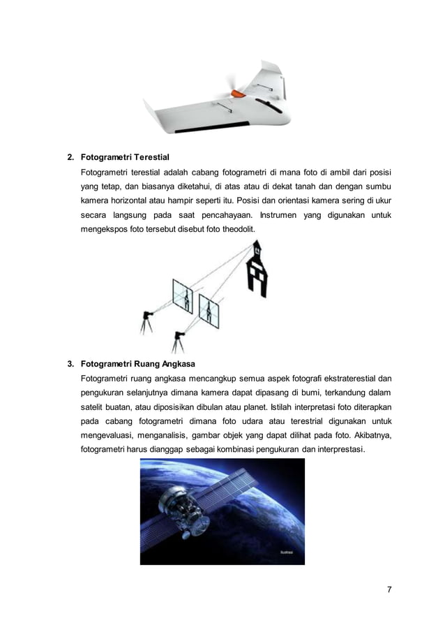 Pengertian Fotogrametri dan Penginderaan Jauh | DOCX