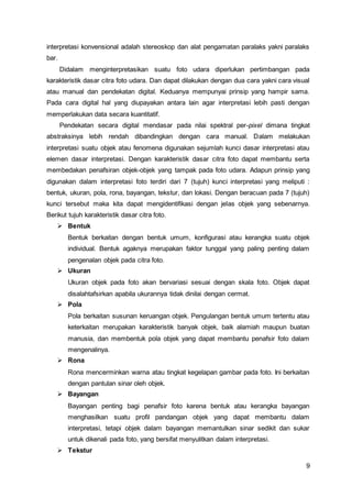 Pengertian Fotogrametri dan Penginderaan Jauh | DOCX
