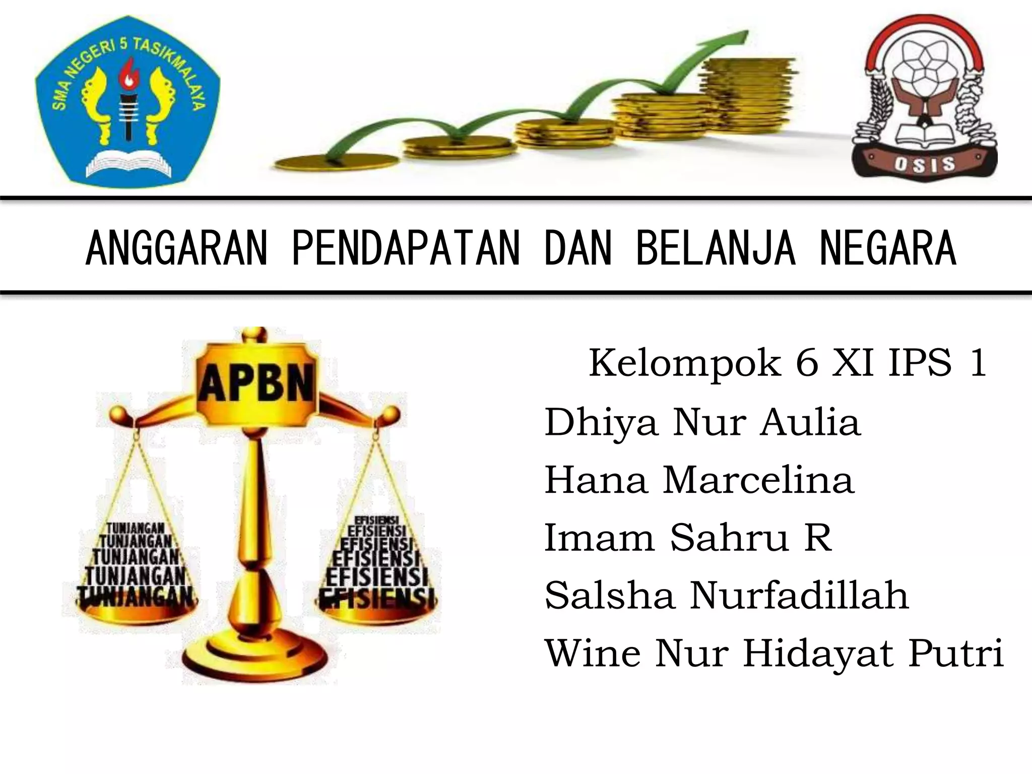 anngara pendapatan dan belanja negara | PPTX