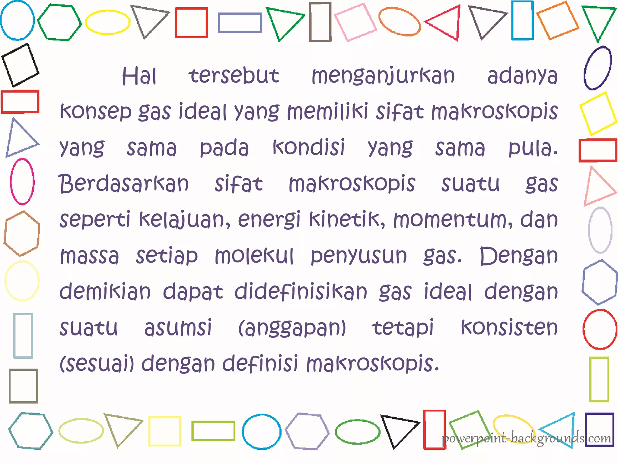 Pengertian gas ideal | PPTX