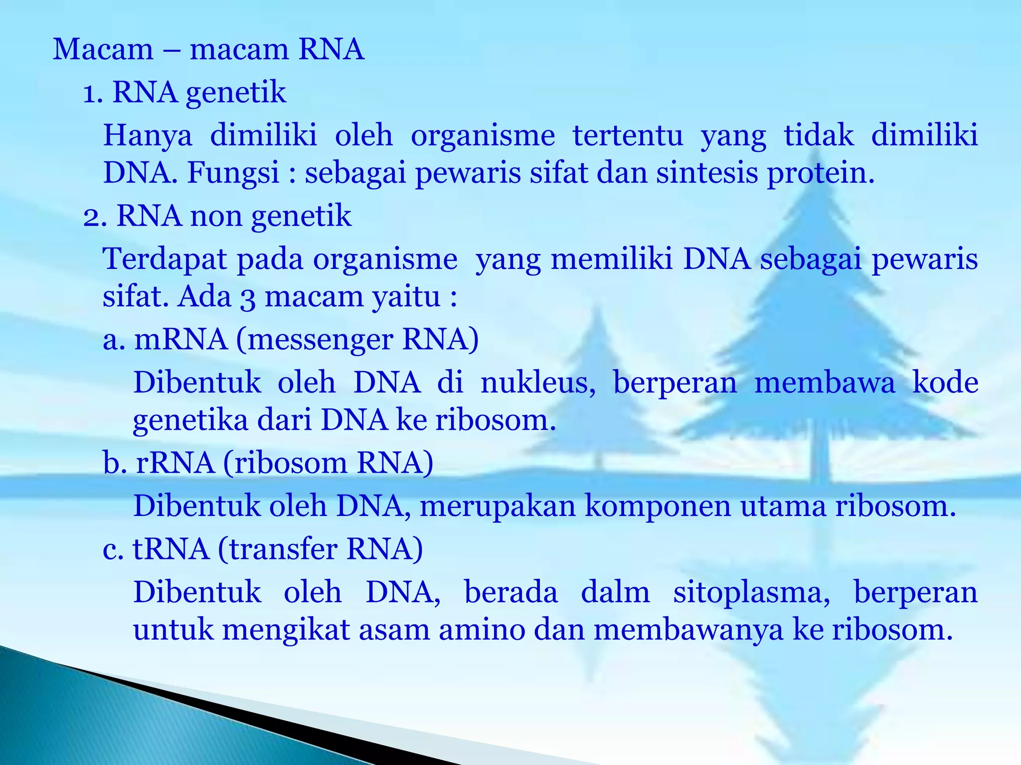 Pengertian gen, dna & rna | PPT