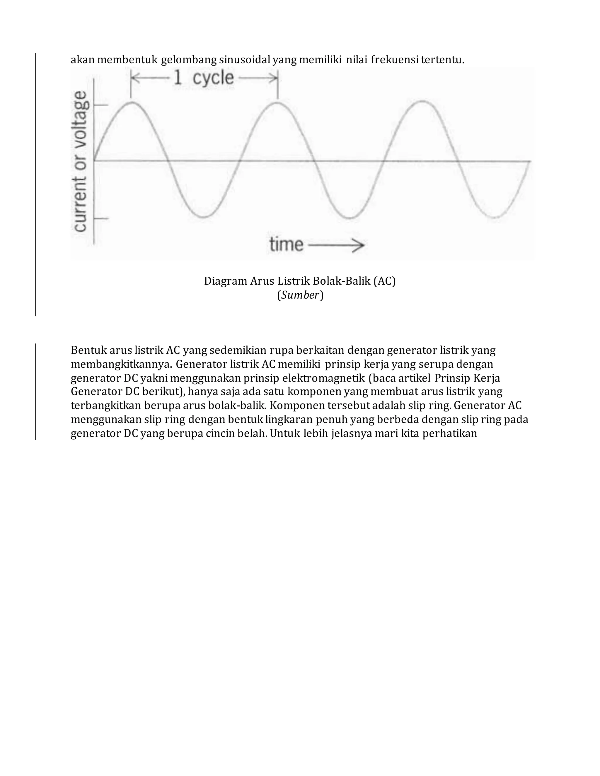Pengertian generator | DOCX