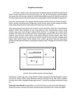 Pengertian generator | DOCX