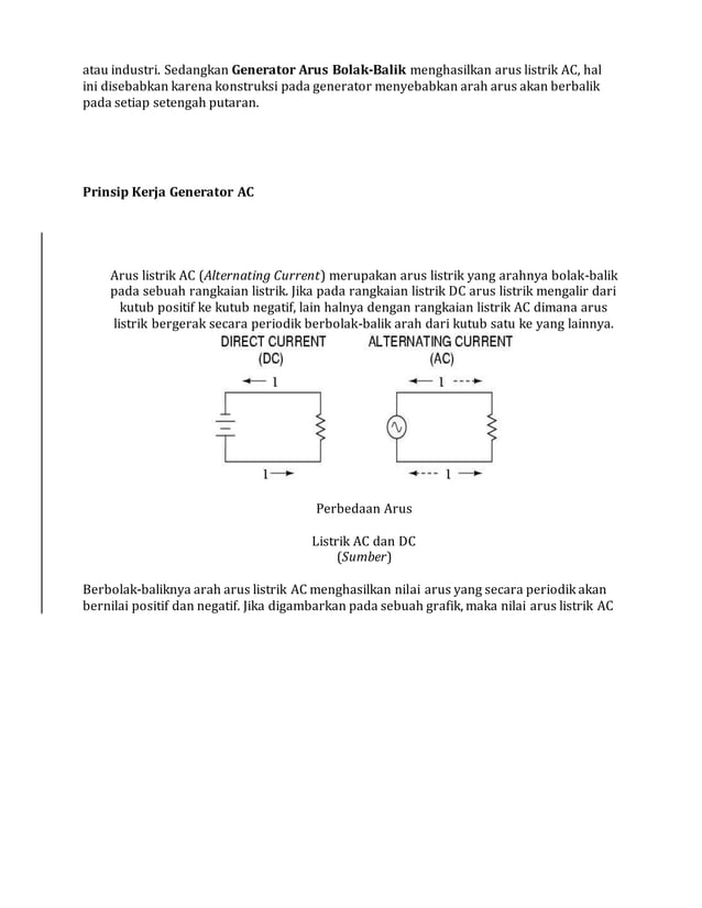 Pengertian generator | DOCX