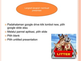 Pengertian google slide | PPTX