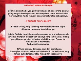 Pengertian hadis dan pembahagiannya | PPTX