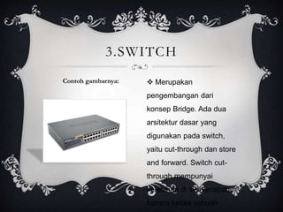 Pengertian hardware jaringan komputer | PPTX