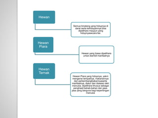 Pengertian hewan dan ternak | PPTX