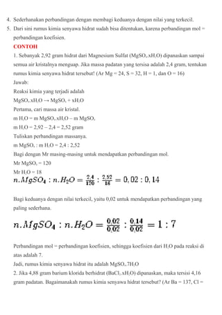 Pengertian hidrat | PDF