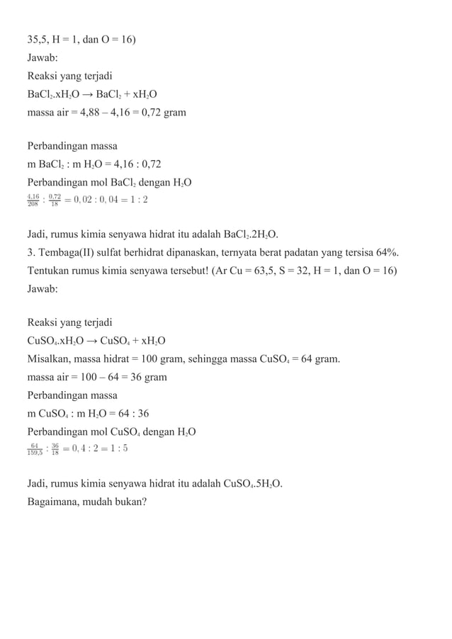 Pengertian hidrat | PDF