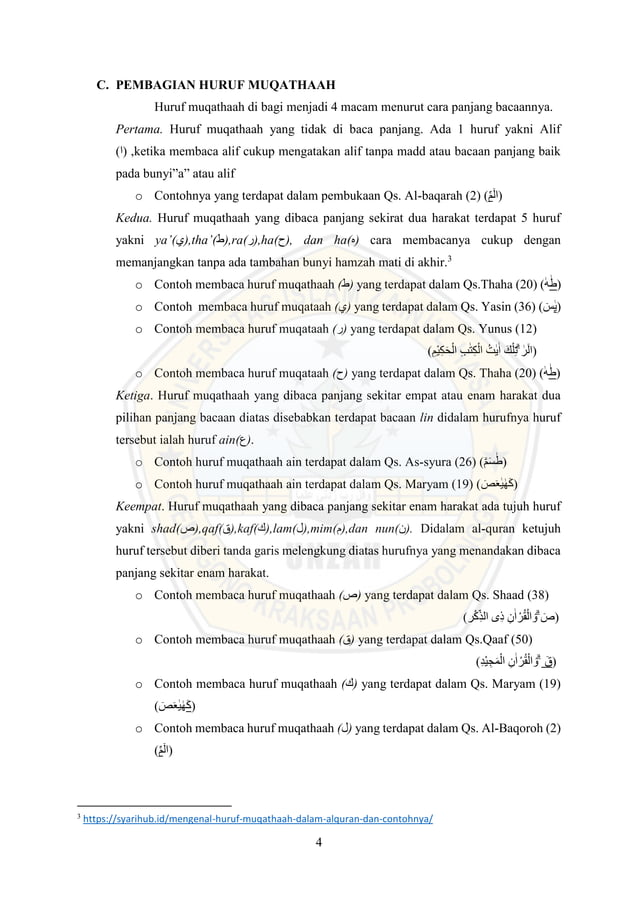 Pengertian Huruf Muqathaah, Macam-Macam Huruf Muqathaah.pdf