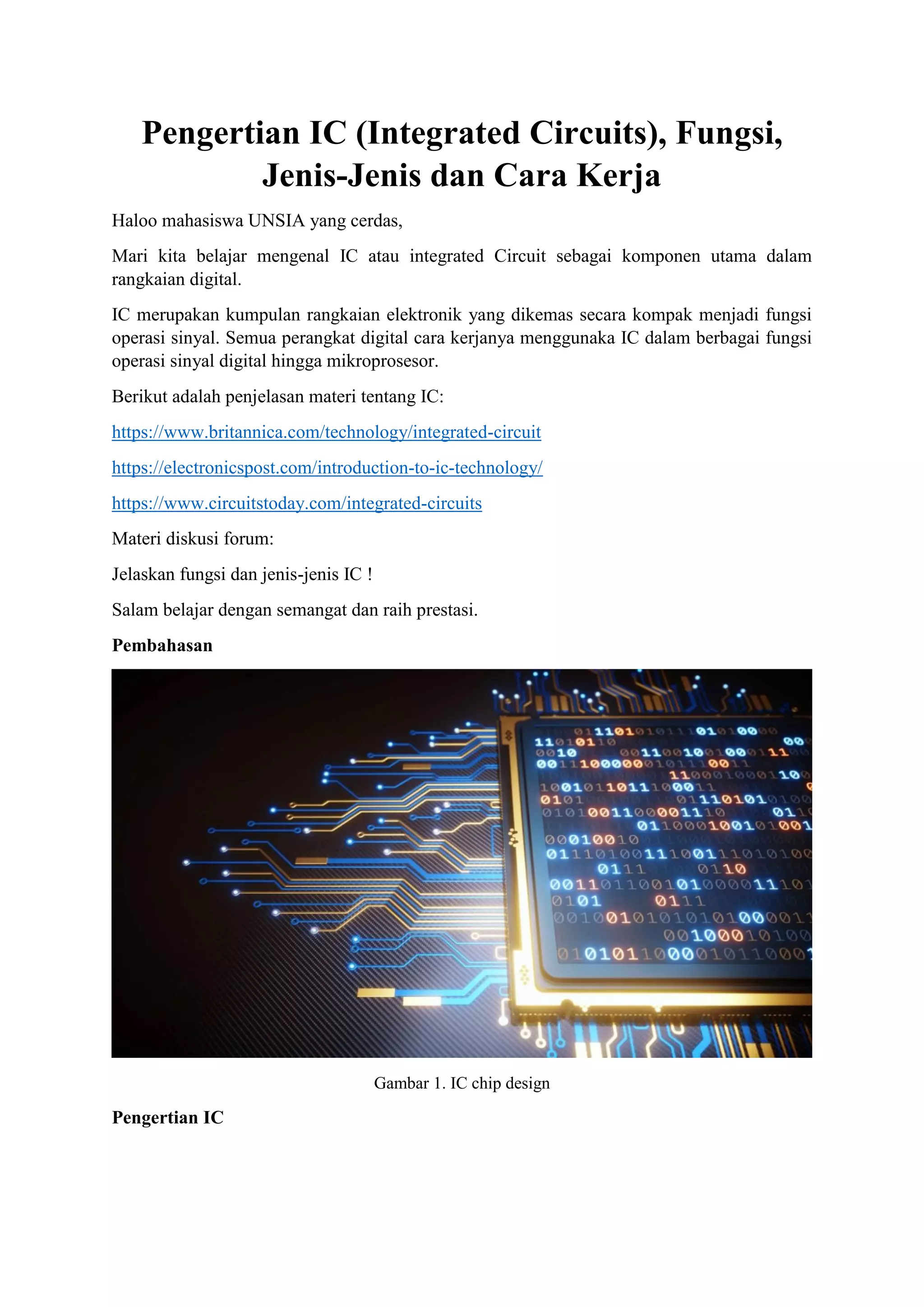 Pengertian IC (Integrated Circuits), Fungsi, Jenis-Jenis dan Cara Kerja.pdf