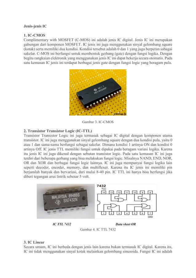 Pengertian IC (Integrated Circuits), Fungsi, Jenis-Jenis dan Cara Kerja.pdf