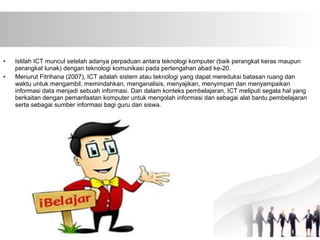 Pengertian ict2 | PPT