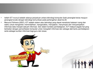 Pengertian ict2 | PPT