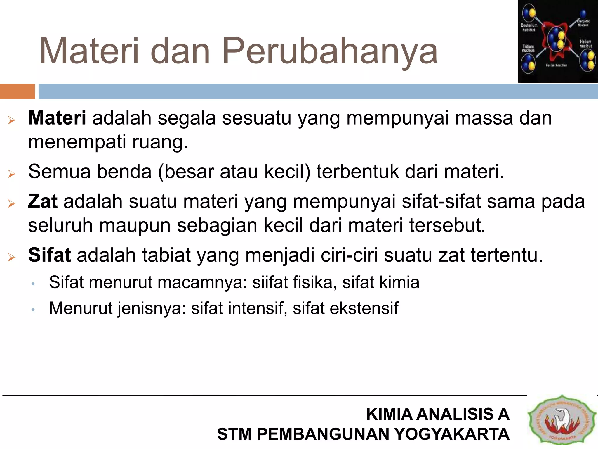 Pengertian ilmu kimia | PPTX