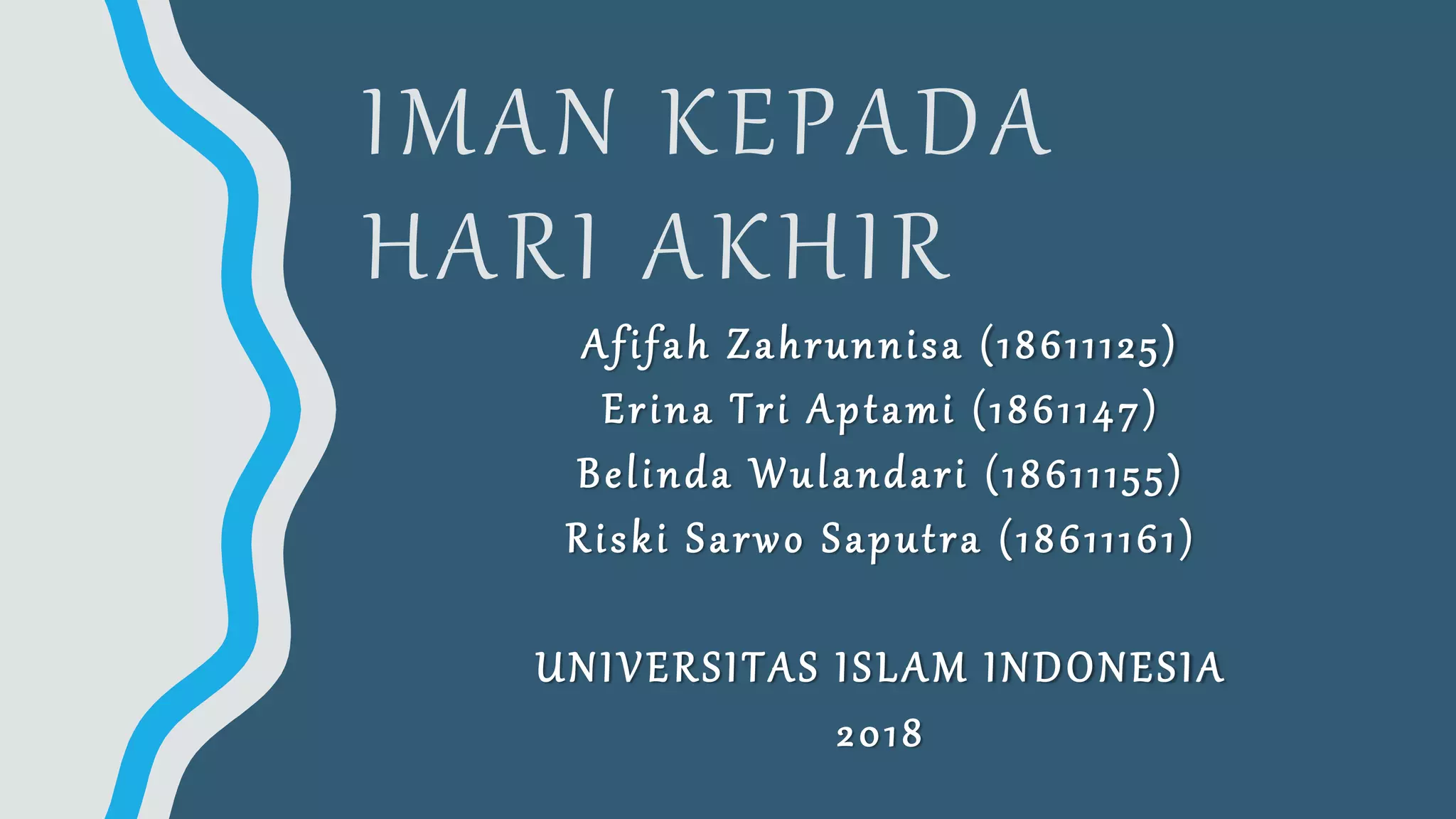 iman kepada hari akhir | PPTX
