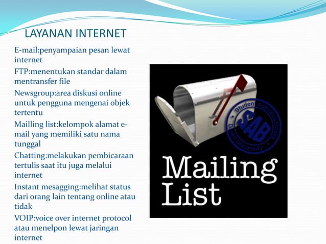 Pengertian internet | PPT