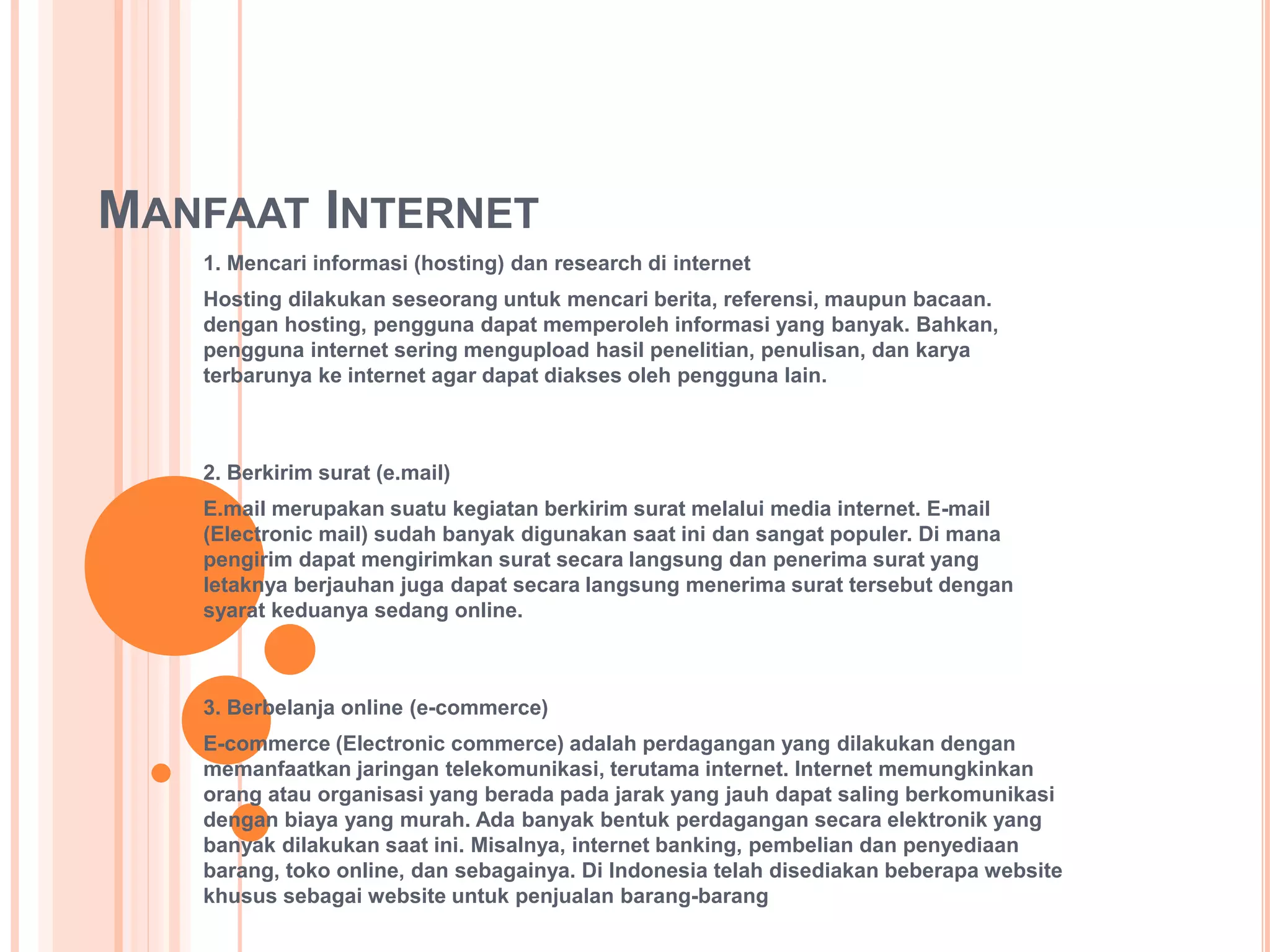 Pengertian internet | PPTX