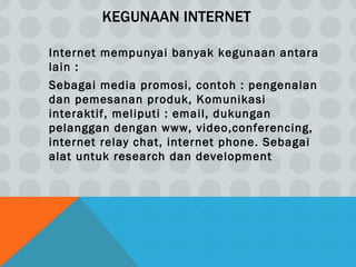 Pengertian internet dan intranet | PPT