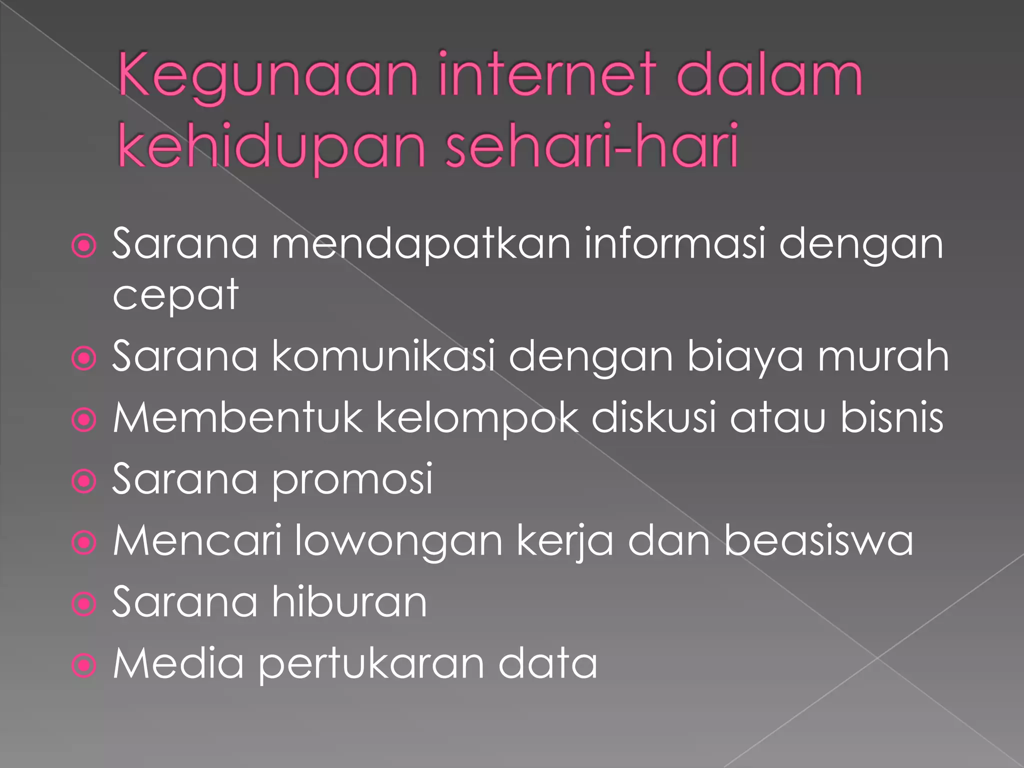 Pengertian internet dan intranet | PPTX