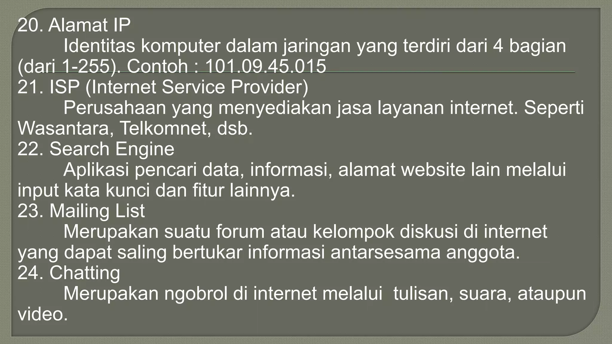Pengertian internet dan intranet | PPT