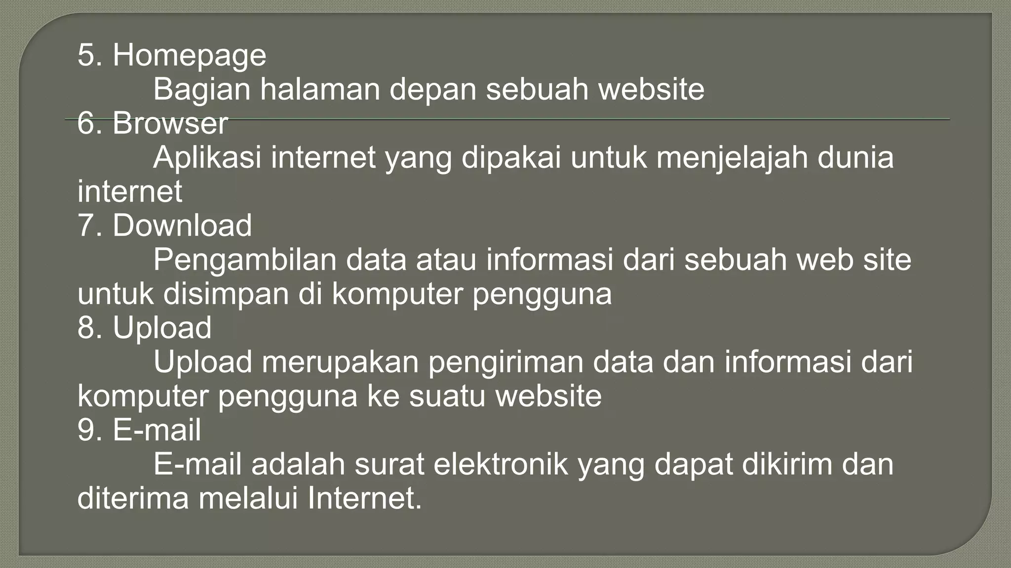 Pengertian internet dan intranet | PPT