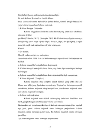 Pengertian Kalimat dan Klasifikasi Kalimat.docx