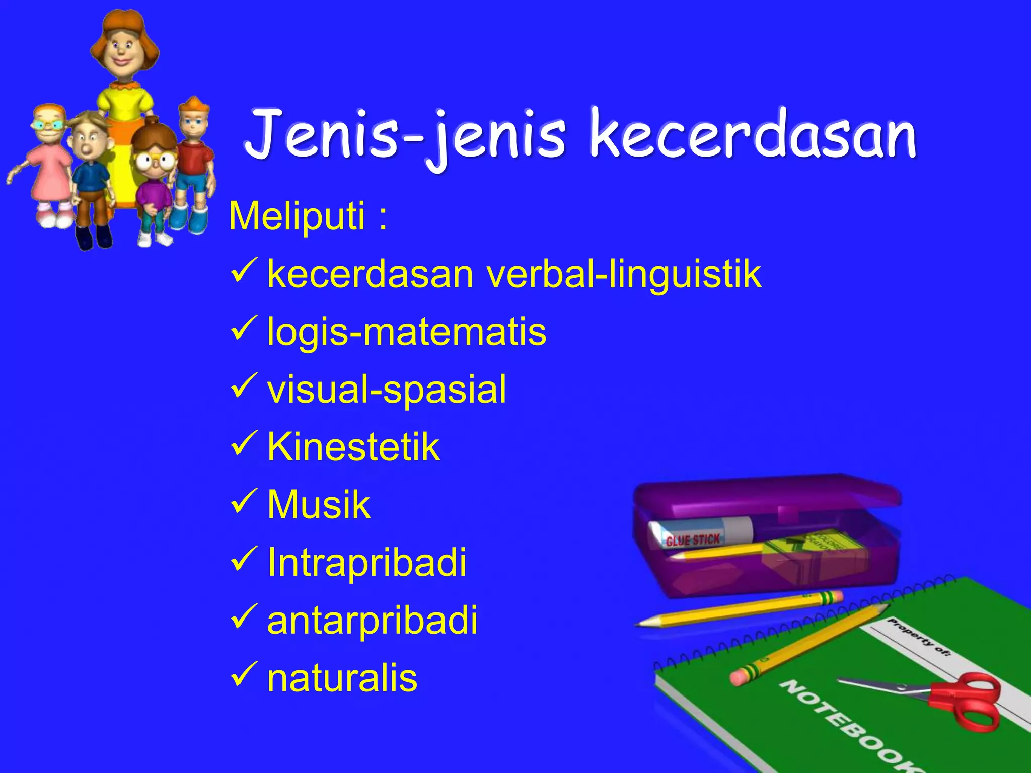 Pengertian kecerdasan majemuk | PPTX