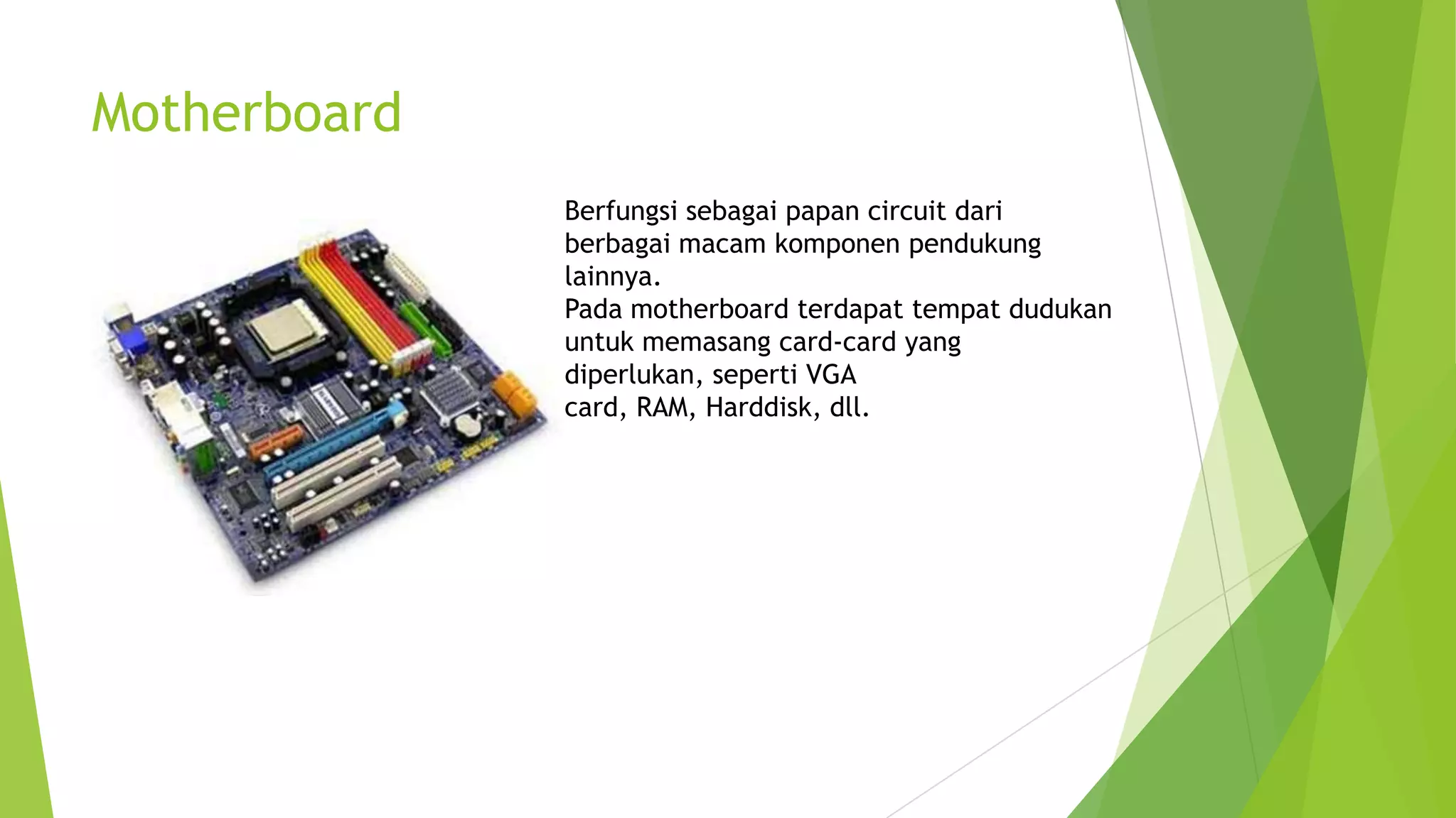 Pengertian komputer dan komponen komponennya | PPTX