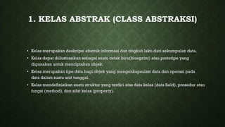 Pengertian & konsep oop (object oriented | PPT