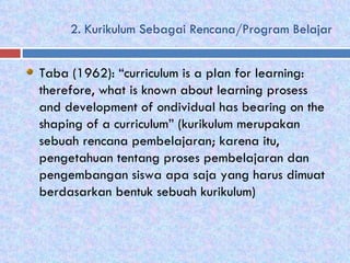 Pengertian Kurikulum | PPT