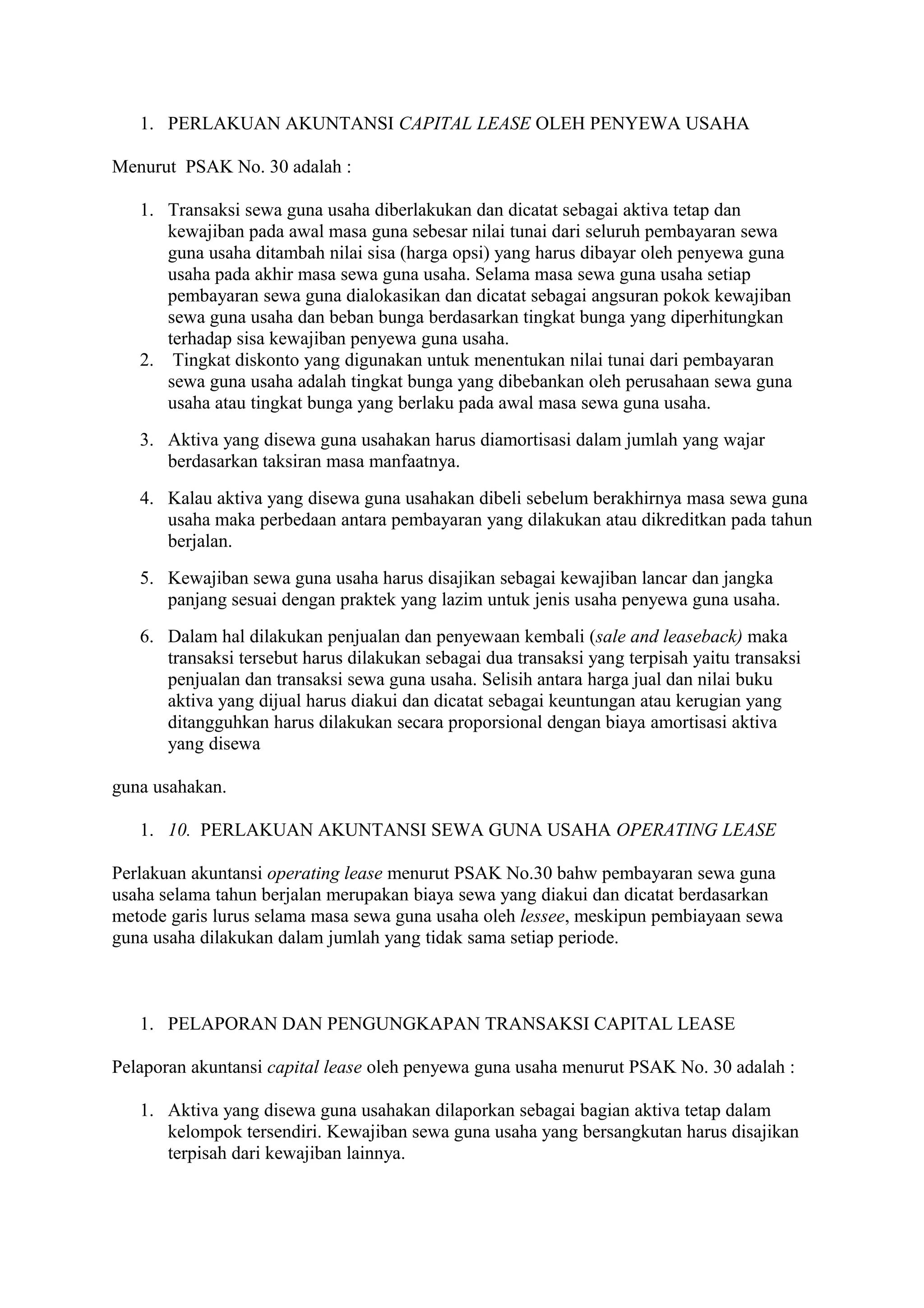 Pengertian leasing | DOC