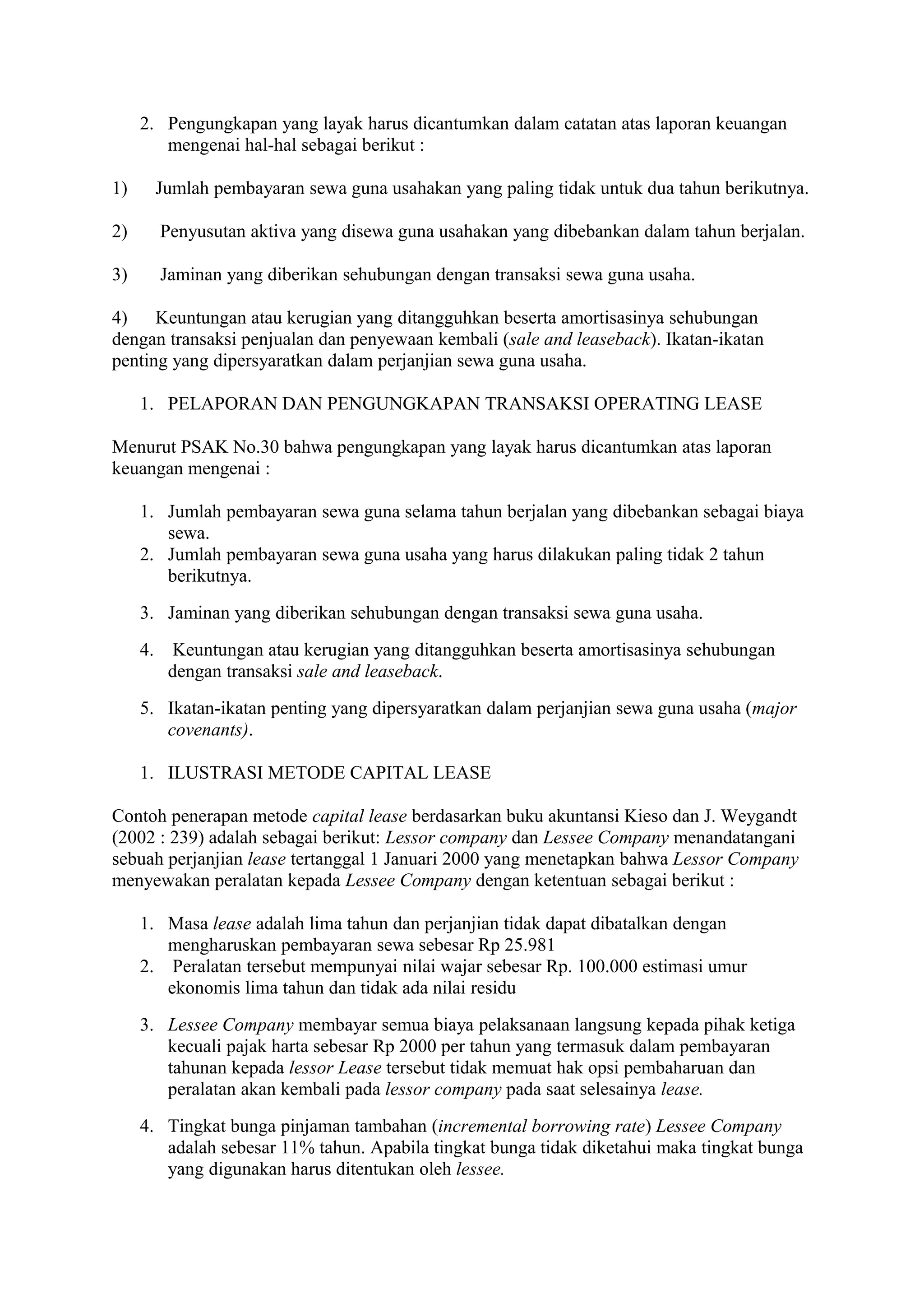 Pengertian leasing | DOC