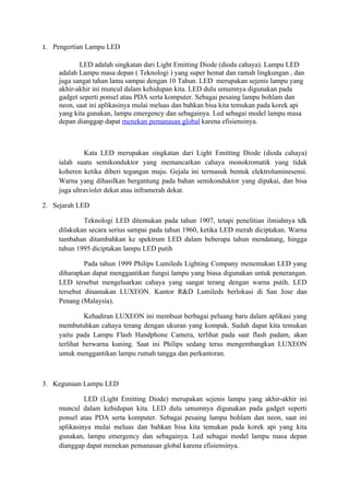 Pengertian led | DOC